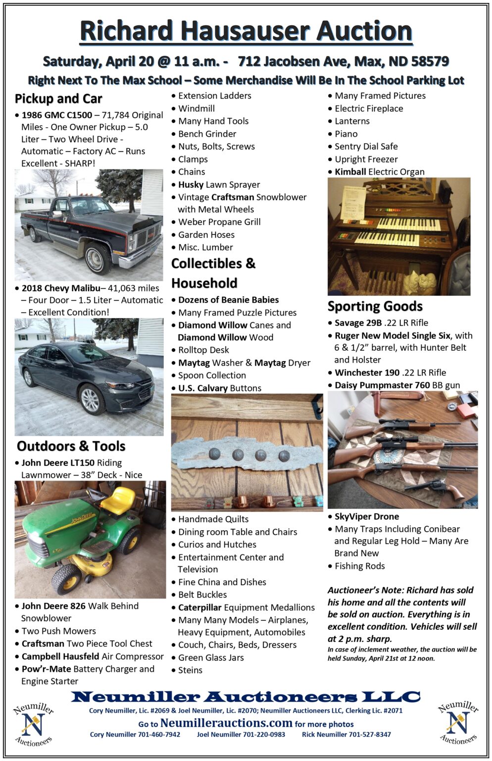 Welcome to Neumiller Auctioneers LLC - Welcome to Neumiller Auctioneers LLC